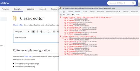 Uncaught CKEditorError Cannot Change View Tree Issue Ckeditor Ckeditor GitHub