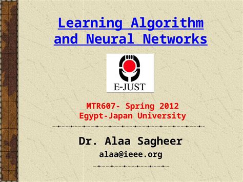 ppt learning algorithm and neural networks dokumen tips