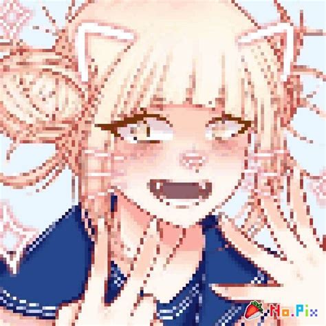 Himiko Toga Pixel Art Art Anime