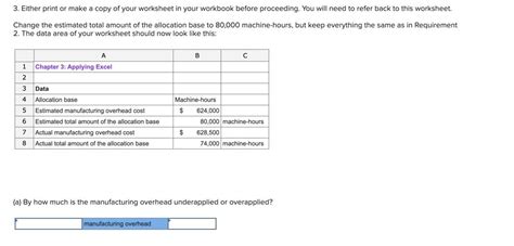 Solved Chapter 3 Applying Excel Exercise Part 2 Of 2 2