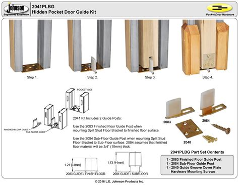 Johnson Pocket Door Installation Instructions At Fred Morales Blog