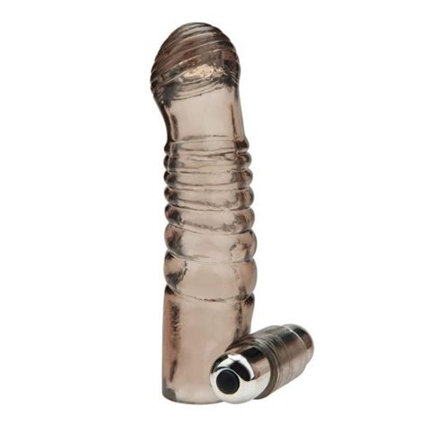 Blue Line 5 25 Vibrating Penis Enhancing Sleeve Extension Sex Toy HotMovies