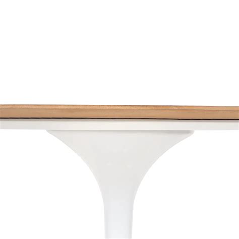 Mesa Saarinen Oval Laqueada Preta Saarinen