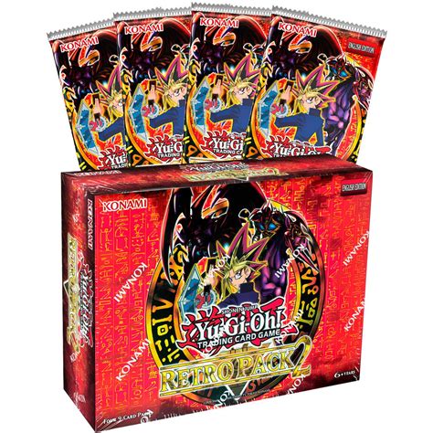 Yugioh Retro Pack 2 Box Com 4 Boosters De Cartas Em Inglês Oficial Konami
