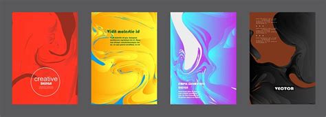 그래픽 기하학적 요소로 설정된 템플릿을 다룹니다 브로셔 포스터 커버 및 배너에 적용됩니다 벡터 그림입니다 0명에 대한 스톡 벡터