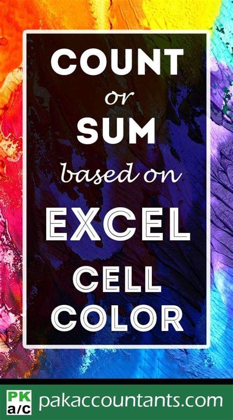Hasaan Fazal On Linkedin Count Sum Cells Based On Cell Color In