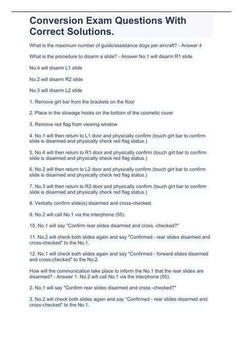 Conversion Exam Questions With Correct Solutions Conver Stuvia US