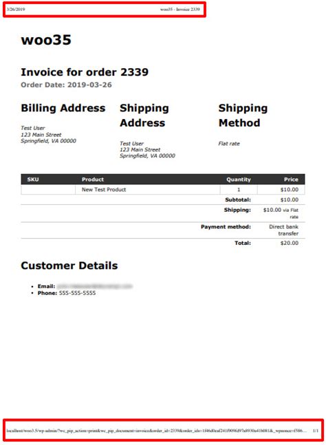 WooCommerce Print Invoices Packing Lists Documentation WooCommerce