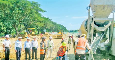 ဒုတိယဝန်ကြီး ဦးမျိုးမြင့် မွန်ပြည်နယ်အတွင်းရှိ လမ်းလုပ်ငန်းများနှင့် ရန