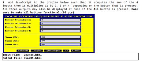 Solved Input File Code