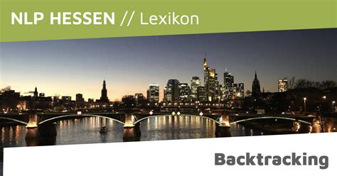 Das Backtracking Framework Nlp Hessen