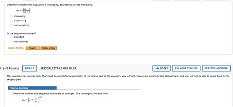 Solved Determine Whether The Sequence Is Increasing Chegg Com