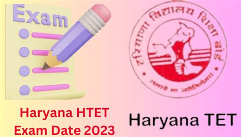 Haryana HTET Exam Date 2023 Schedule And Important Details