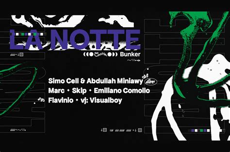 La Notte N°7 Con Simo Cell And Abdullah Miniawy Live Bunker Torino