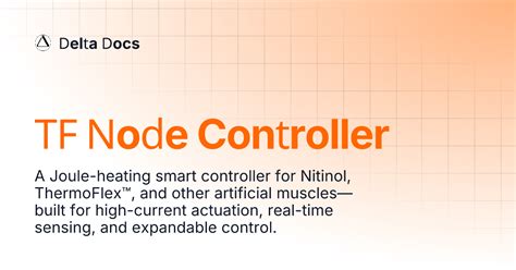 Tf Node Controller Delta Docs