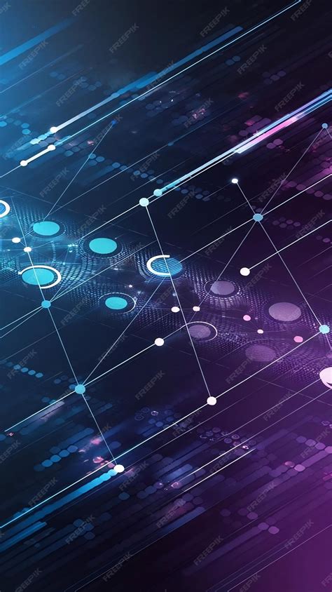Abstract Technology Background Network Connection Structure Big Data Visualization Premium Ai