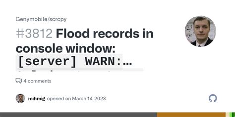 Flood Records In Console Window ` Server Warn Colud Not Get Any