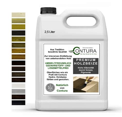 Contura Holzbeize Wasserbeize Möbel Farbe 25 Liter Farbmanufaktur