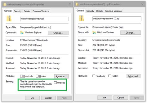 How To Bulk Unblock Files Downloaded From Internet Winhelponline