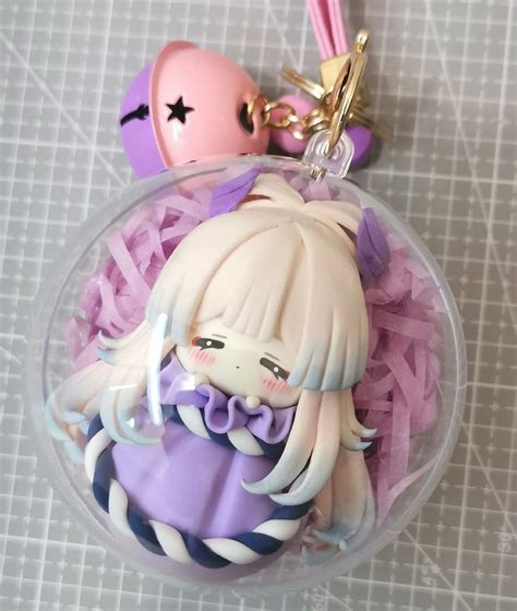 Kokomi Chibi Clay Figurine Genshin Impact Hoyolab