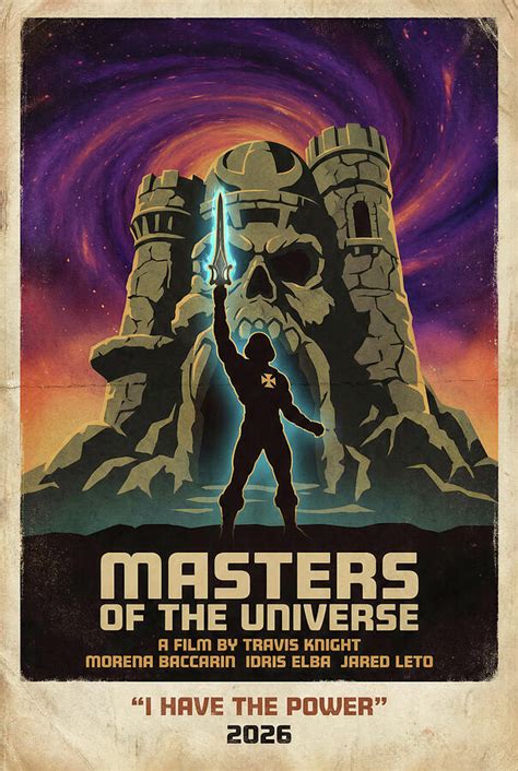 Masters Of The Universe Minimal Movie Poster Retro Film Poster
