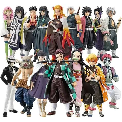 Anime Demon Slayer Kamado Tanjirou Nezuko Action Figures Inosuke