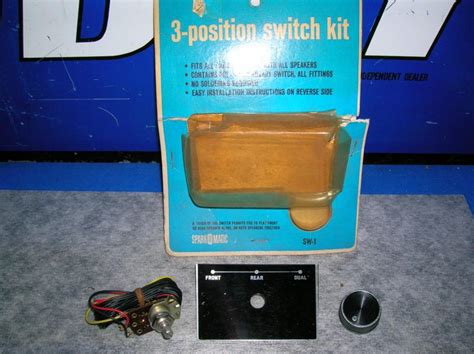 Buy Vintage Sparkomatic Front Rear Dual Speaker Switch Hotrod Ratrod Nostalgia In East Nassau