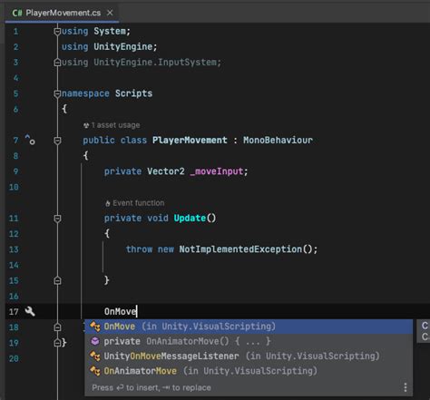 New Input System Events Not Appearing In Any Ide Ask Gamedevtv