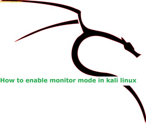 how to enable monitor mode in kali linux virtual box machine 2021
