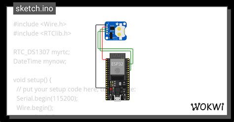 RTC Wokwi ESP STM Arduino Simulator