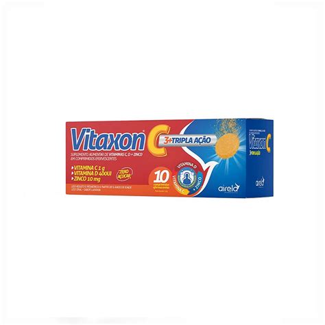 Vitaxon C Tripla Aca O Eferv 10cpr Airela Farmaviver Farmácia