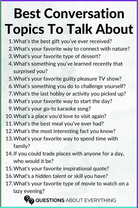 40 Awesome Topics To Talk About For Engaging Chats Best Conversation