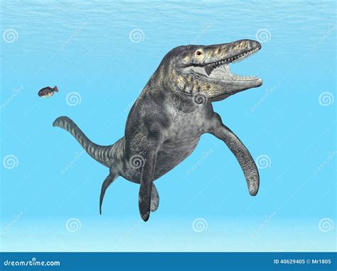 Mosasaur Tylosaurus Stock Illustration Illustration Of Palaeontology