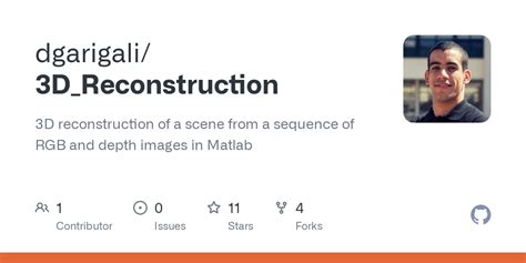 GitHub Dgarigali D Reconstruction D Reconstruction Of A Scene From A Sequence Of RGB And
