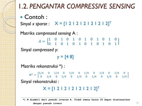 Ppt Compressive Sensing Untuk Direction Of Arrival Estimation