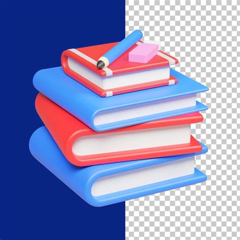 Premium Psd Book 3d Illustration