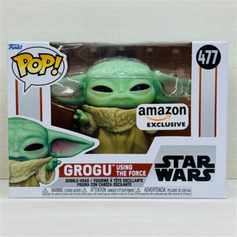 Funko Pop Star Wars Grogu Using The Force 477 Amazon Exclusive Ebay