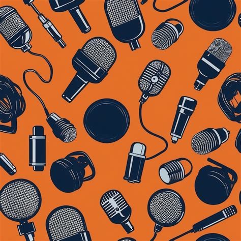 Microphones Pattern Images Free Download On Freepik