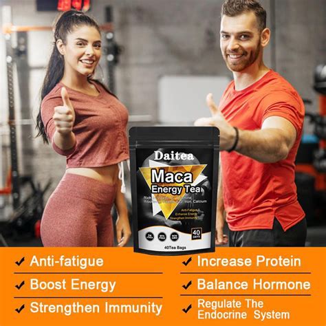 Mens Maca Energy Tea Obtains Natural Energy Improves Couples Sex Life Delays Time And