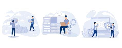 Premium Vector Data Backup Software Concept Big Data Storage Backup Server Cyber Security Data