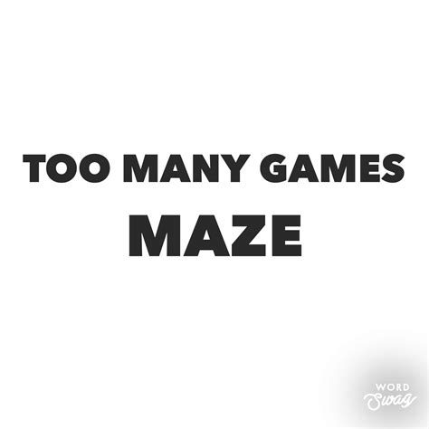 Too Many Games Maze Bass Notation And Tab Andy Robertson