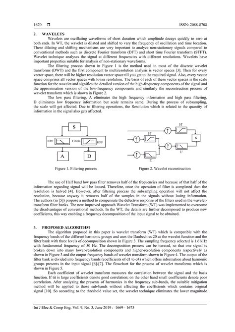 Analysis Of Harmonics Using Wavelet Technique PDF