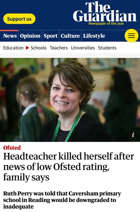 Jason Elsom Auf Linkedin Heartbreaking Read “ruth Killed Herself After News Of Low Ofsted…