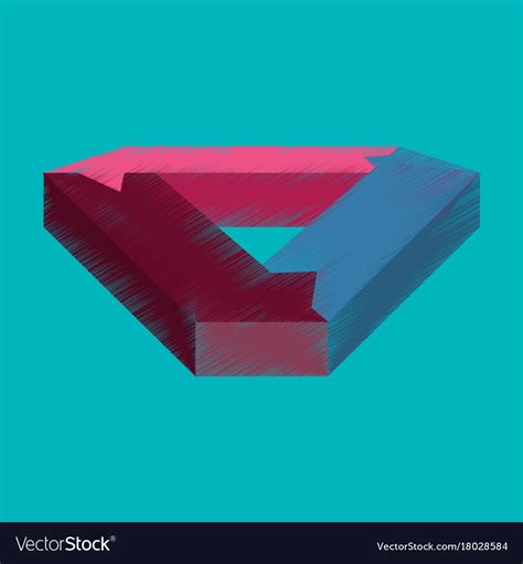 Flat Shading Style Icon Arrows Royalty Free Vector Image