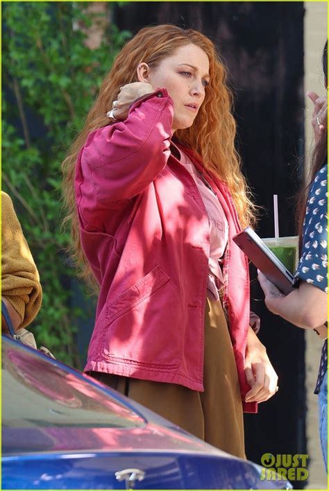 Blake Lively Rocks Red Curly Hair On It Ends With Us Set In Nyc Photo 4933760 Blake Lively