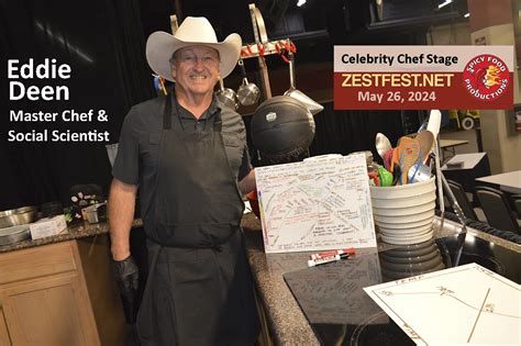 Eddie Deen On The Zestfest 2024 Celebrity Chef Stage Zf 5 26 2024 On