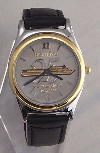 Carnival Cruise Lines Watch Carnival 25 Year Anniversary Wristwatch