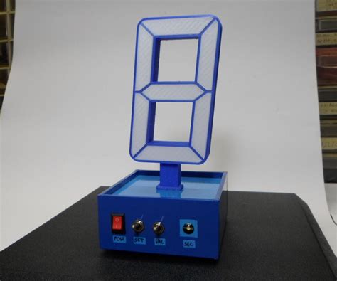 Diy 3d Printed Single Digit Arduino Clock 4 Steps Instructables