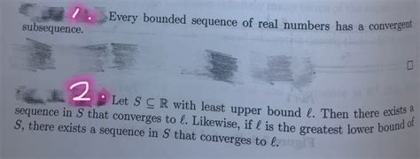 Solved Every Bounded Sequence Of Real Numbers Has A Chegg