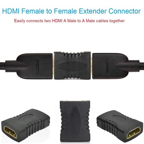 Jual Adapter Hdmi Female To Hdmi Female Sambungan Konektor Connector